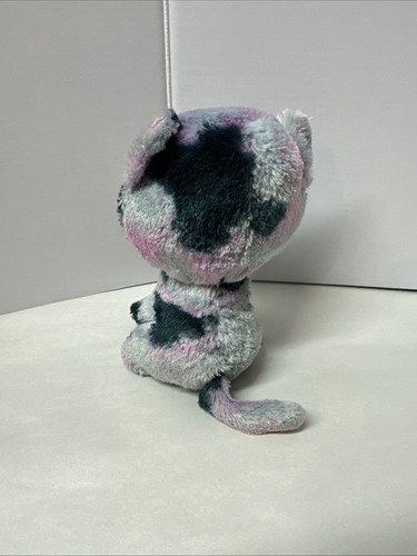 TY Beanie Boos - LINDI the Grey & Purple Cat (Glitter Eyes) (6 inch ...