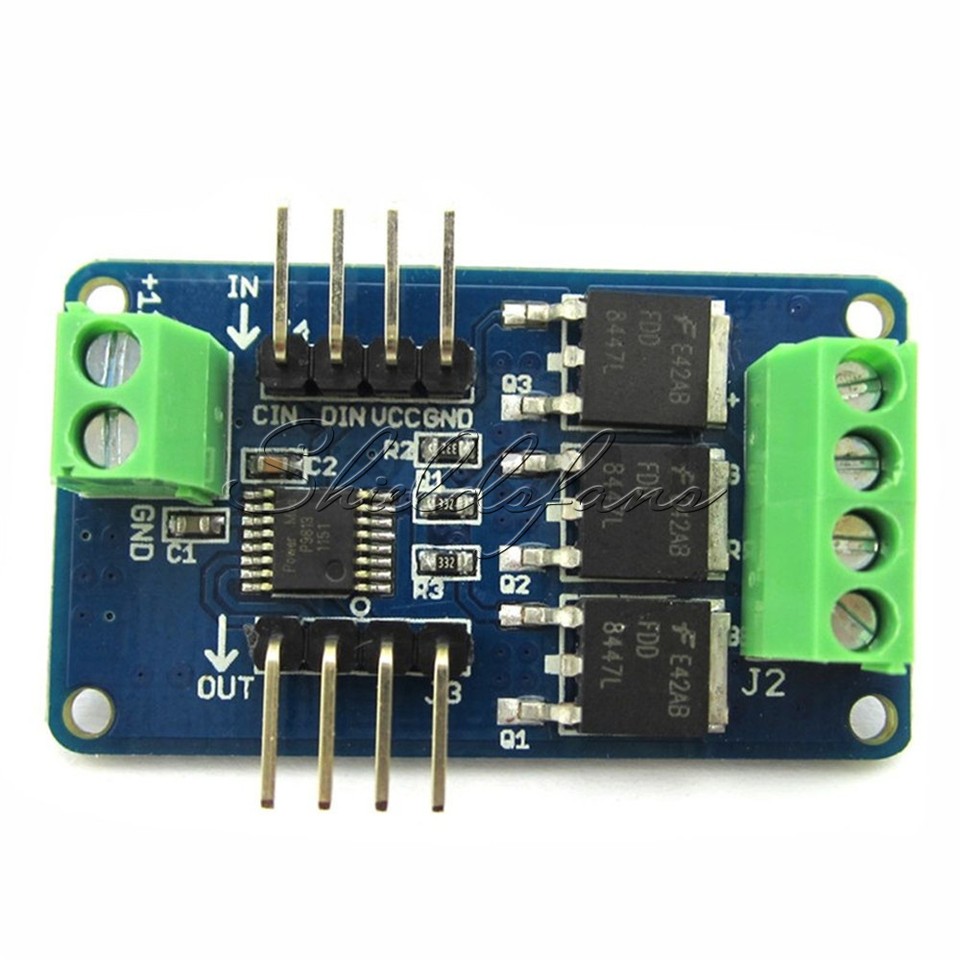 Full Color RGB LED Strip Driver Module Shield for Arduino STM32 AVR V1 ...
