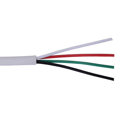 500' 14 AWG 4 Conductor Unshielded Plenum CL3P Security Alarm Cable ...