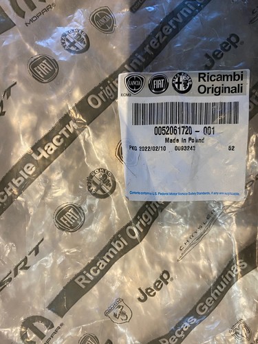 Fiat Bumper 500 C from 2007 OSR BUMPER GUIDE 52061720 GENUINE | eBay