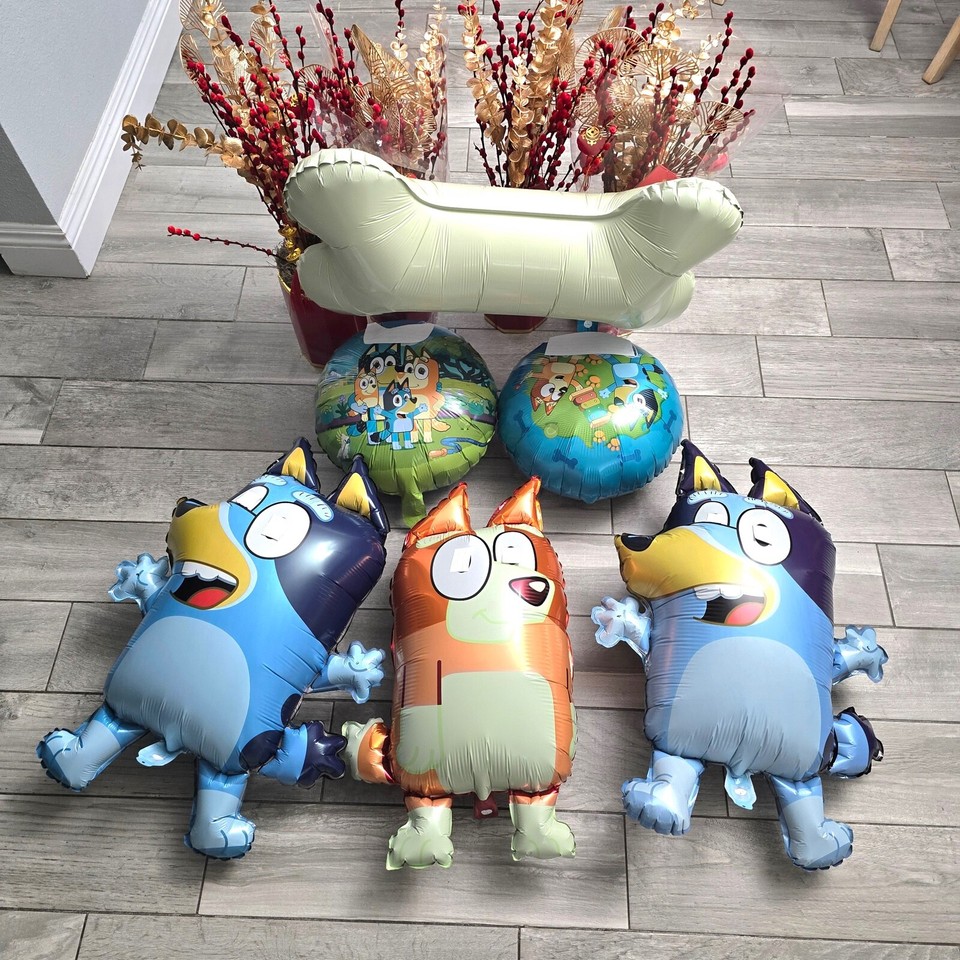 bluey bingo balloons birthday party supplies favor centerpiece ...