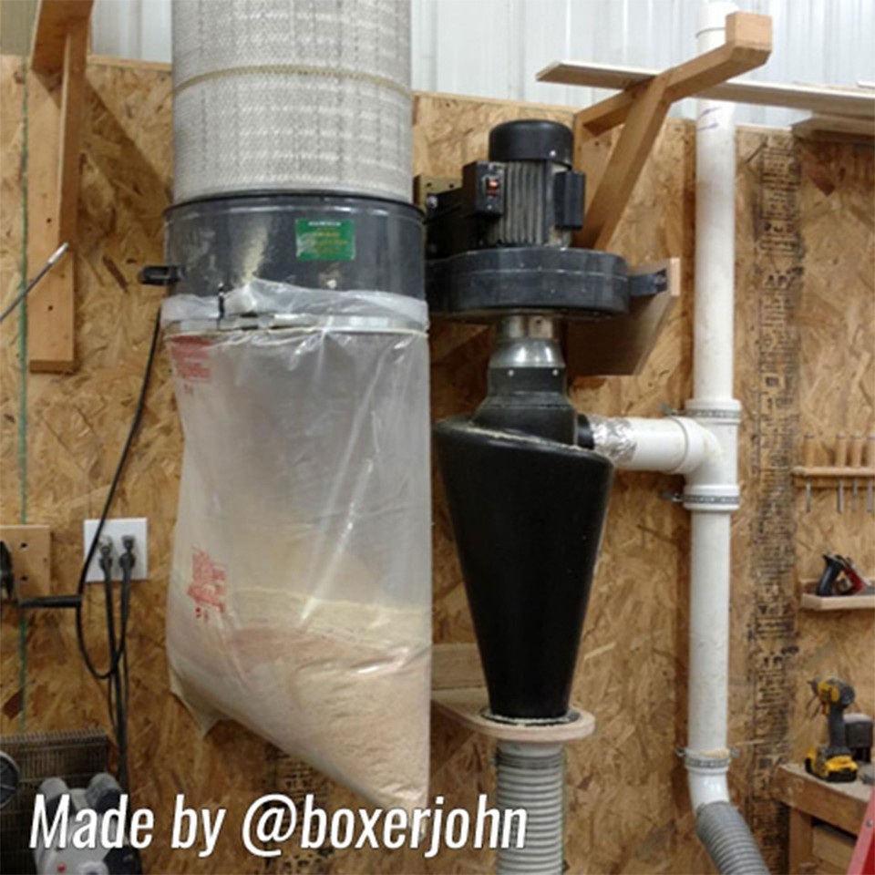 Oneida Air Systems Super Dust Deputy XL DIY Cyclone Attachment ...