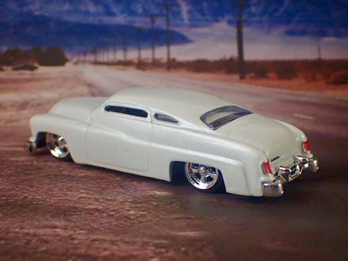 Chopped & Channeled 1951 51 Mercury Kustom Lead Sled 1/64 Scale Limited ...
