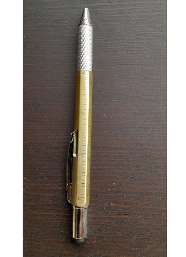 6 in 1 Stylus Pen Ballpoint Pens Level Ruler Screw driver Multi ...