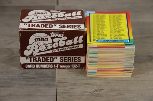 1990 Topps Baseball Picture Cards Traded Series Card Numbers 1-T ...