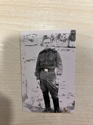 1960s Soldier Military Soviet army Handsome Guy Small photo Vintage ...