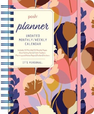 Posh: Perpetual Planner Undated Monthly/Weekly Calendar 9781524854775| eBay