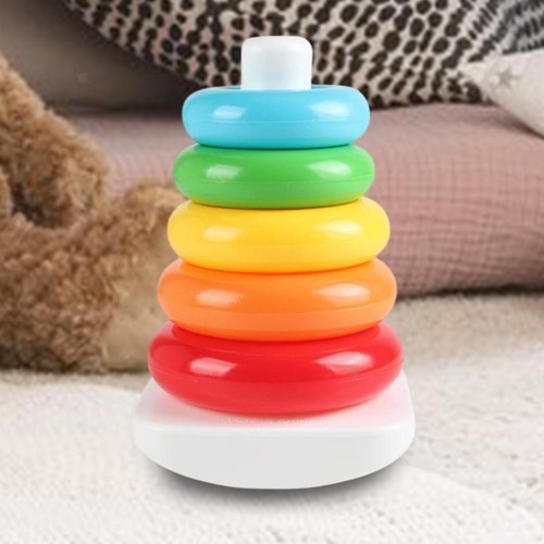 Stacking Toy Rainbow Interactive Brain Development Early Education ...