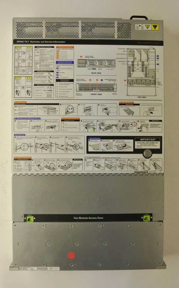 Oracle Sun SPARC T4-1 Server 8-Core 2.85GHz 256GB RAM 8x 600GB w ...