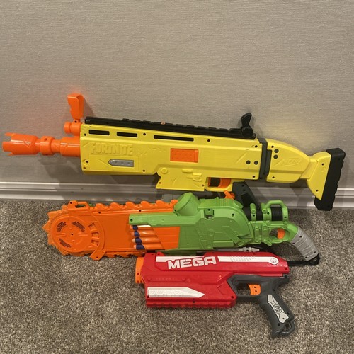 Nerf Fortnite Scar, Zombie Chainsaw, and Mega Magnus | eBay