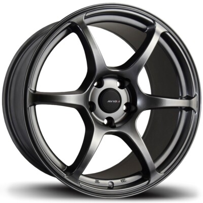 18x8.5 +35 Avid 1 AV-26 5x114.3 Hyper Black Wheels (Set of 4) | eBay