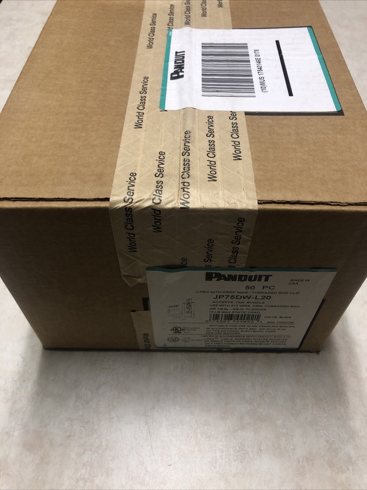 Panduit JP75W-L20 J-Pro Wall Mount Cable Hook Support System, 50-Pack ...