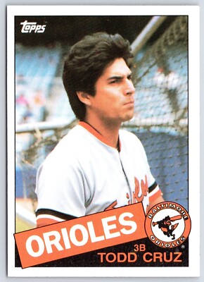 TODD CRUZ 1985 TOPPS 85 NO 366 NRMINT+ 33263 | eBay