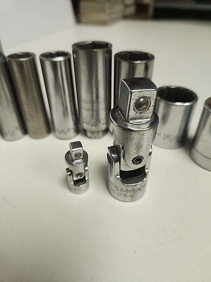 Craftsman Odd Lot Of Sockets 11 + 2 Flex Drivers | eBay
