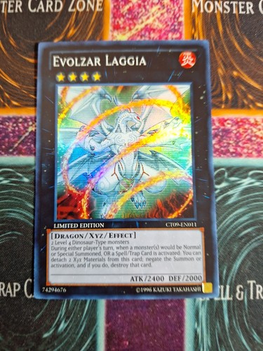 Yu-Gi-Oh! TCG Evolzar Laggia CT09-EN011 Limited Super Rare Near Mint | eBay