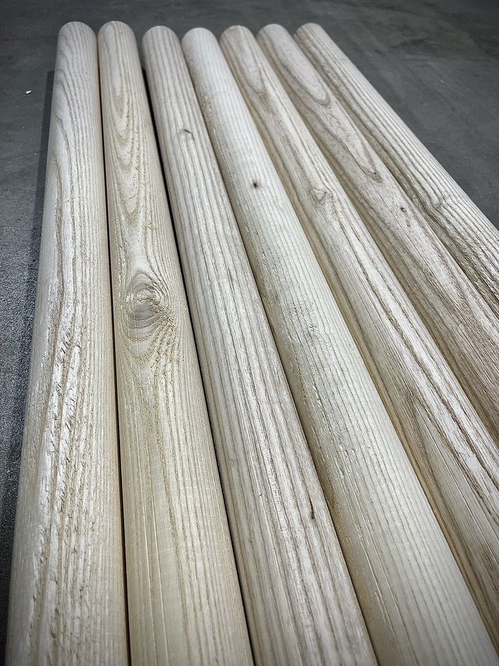 2"x36" QUALITY #2 Northern WHITE ASH Dowel *Vac Kiln Dried* Lathe ...