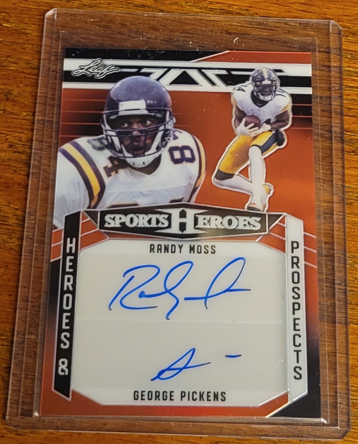 Randy Moss and George Pickens. 2 of 4 autograph. | eBay