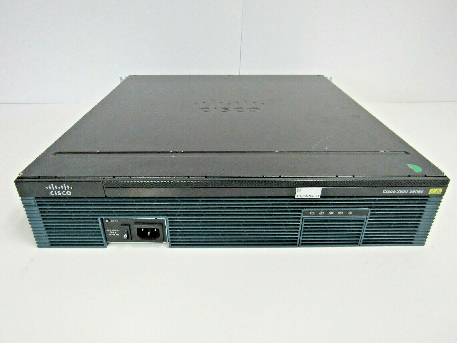 Cisco 2921 Cisco2921/K9 V08 2RU Gigabit Ethernet Integrated Services ...
