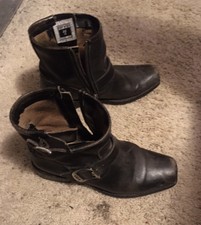 Frye Berwick 87430 Mens 7 Lace up Ankle BOOTS Vibram Sole Cognac. Read ...