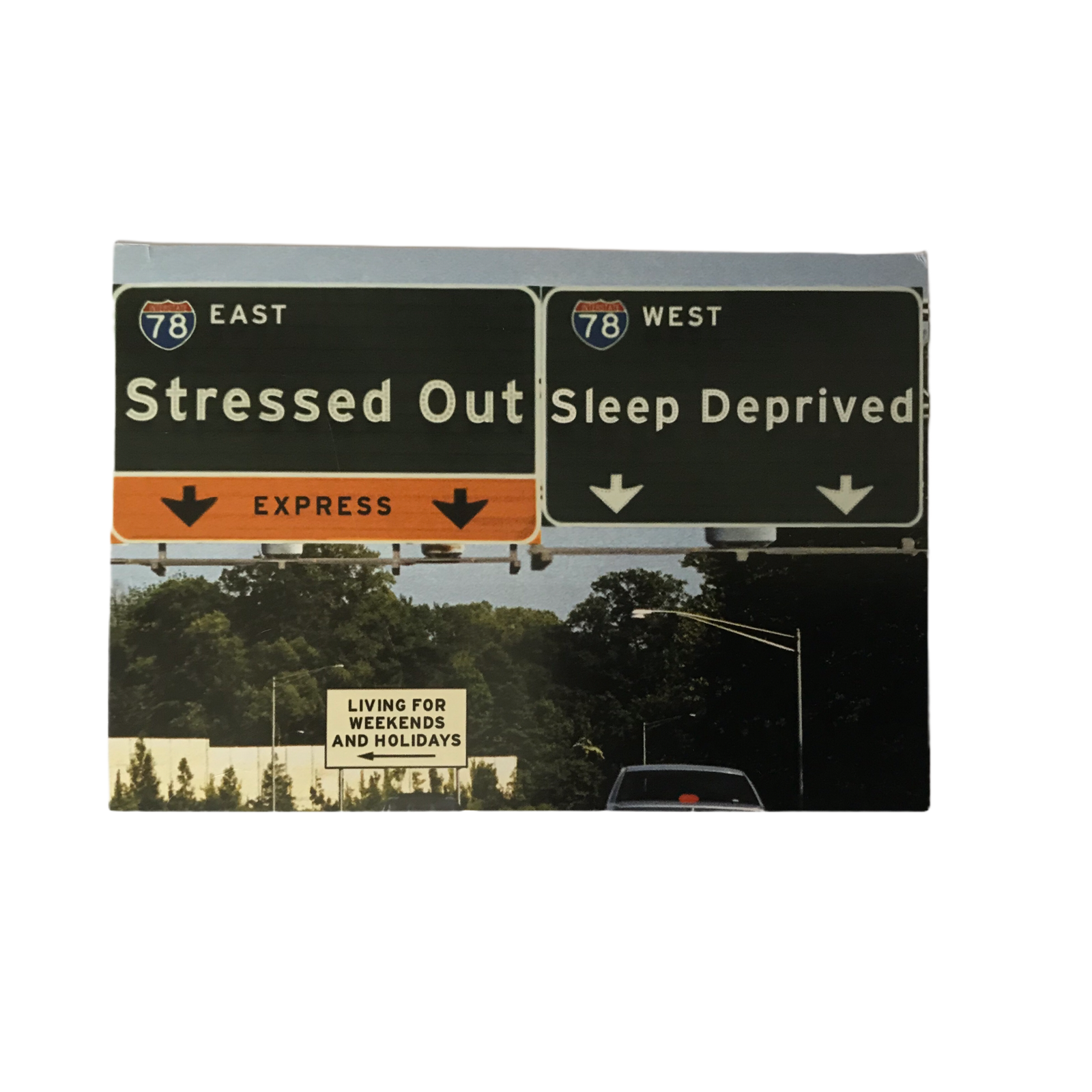 Vintage Comical Freeway Exit Signs Postcards | eBay