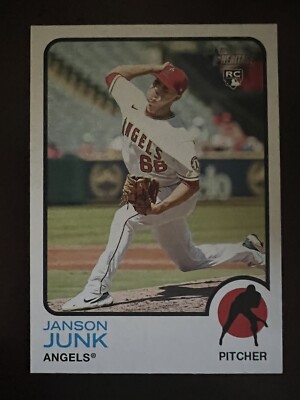 JANSON JUNK Los Angeles Angels 2022 Topps Heritage High Number #720 SP ...