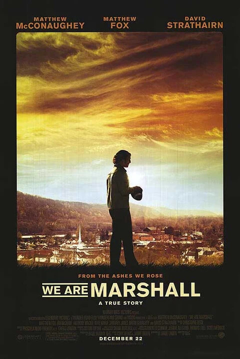 WE ARE MARSHALL MOVIE POSTER 2 Sided ORIGINAL VF 27x40 MATTHEW ...
