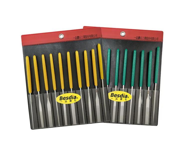 Diamond File 10pcs/Set Besdia Taiwan PTF-100 Diamond File Set for Metal ...