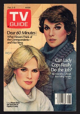 COVER ONLY ORIGINAL 1985 TV GUIDE ~ CAGNEY & LACEY by ARTIST RICHARD ...
