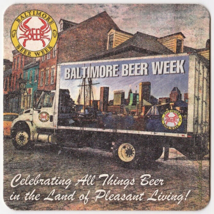 Baltimore Beer Week 2014 Beer Coaster Baltimore MD | eBay