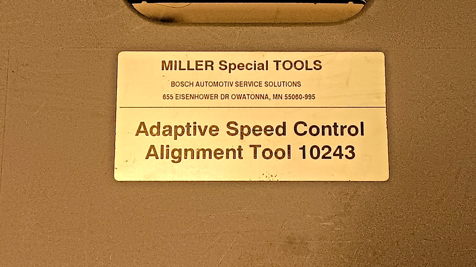 Mopar Miller Essential Factory Tools Adaptive Speed Control Alignment ...