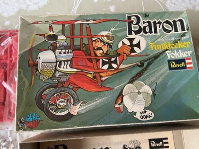 Revell Red Baron and His Funfdecker Fokker Model Kit Complete Set | eBay UK