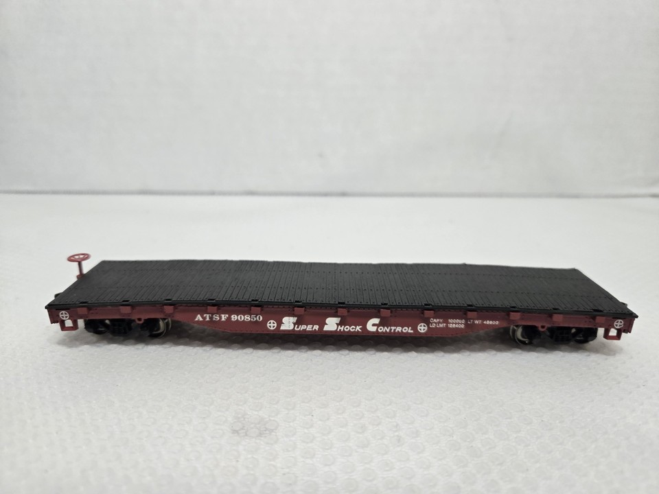 Bachmann HO Scale Flat Car ~ 52' Santa Fe ATSF 17301 17302 Union ...