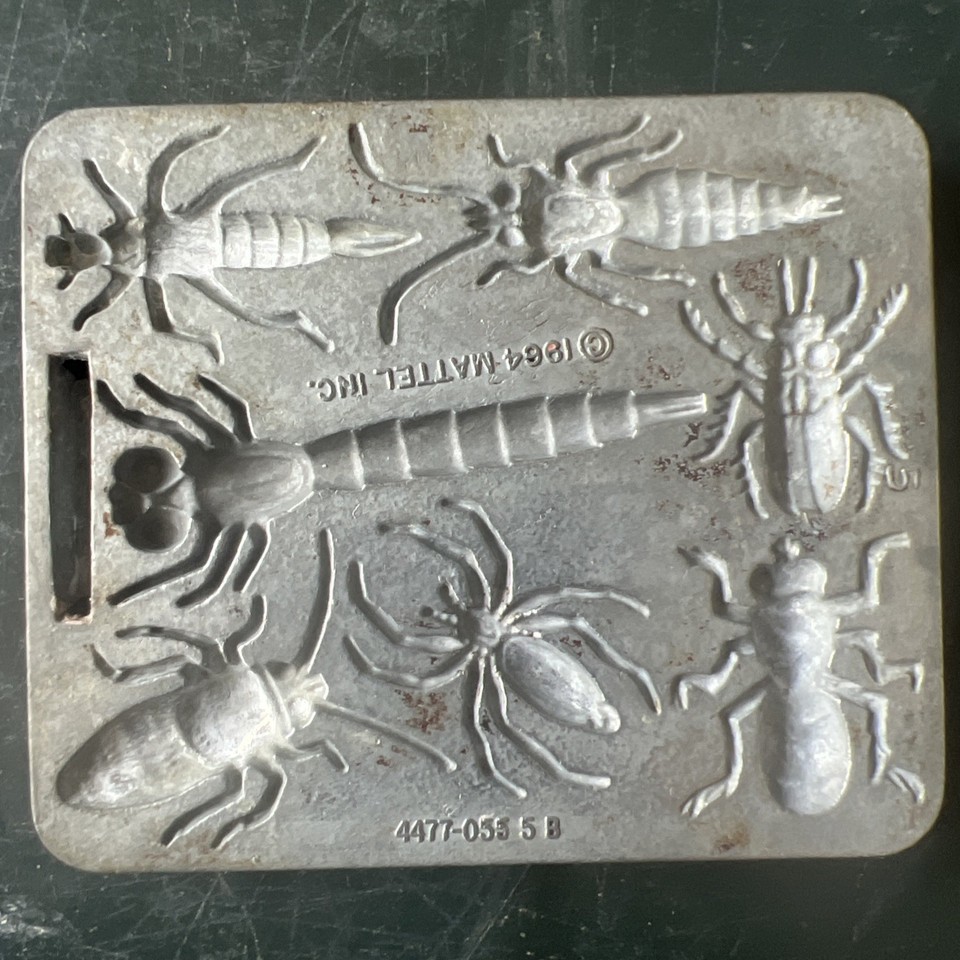 Vintage Thingmaker Creepy Crawlers Bug Mold Mattel 4477-055 (Inv. #25 ...