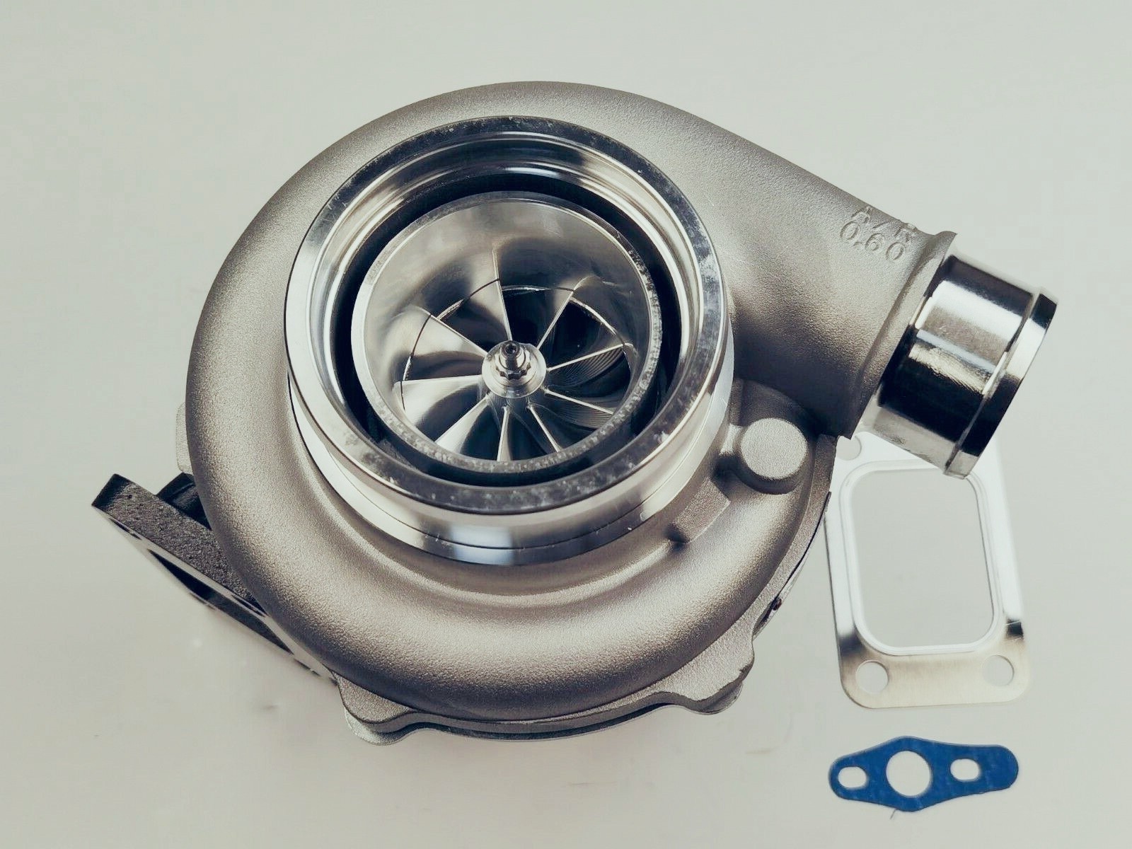 Turbo charger GT30 GTX30 GTX3076R A/R .60 Ball Bearing T3 .82 Turbine 4 ...