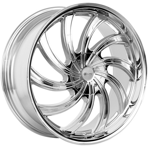 Eclipse 104 22x9 5x4.5"/5x120 +38mm Chrome Wheel Rim 22" Inch | eBay