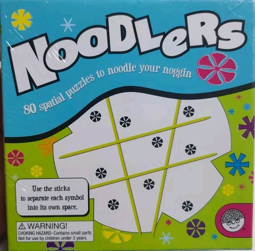 MindWare Noodlers Puzzle Box 80 Mind Bending Puzzles Kids Educational ...
