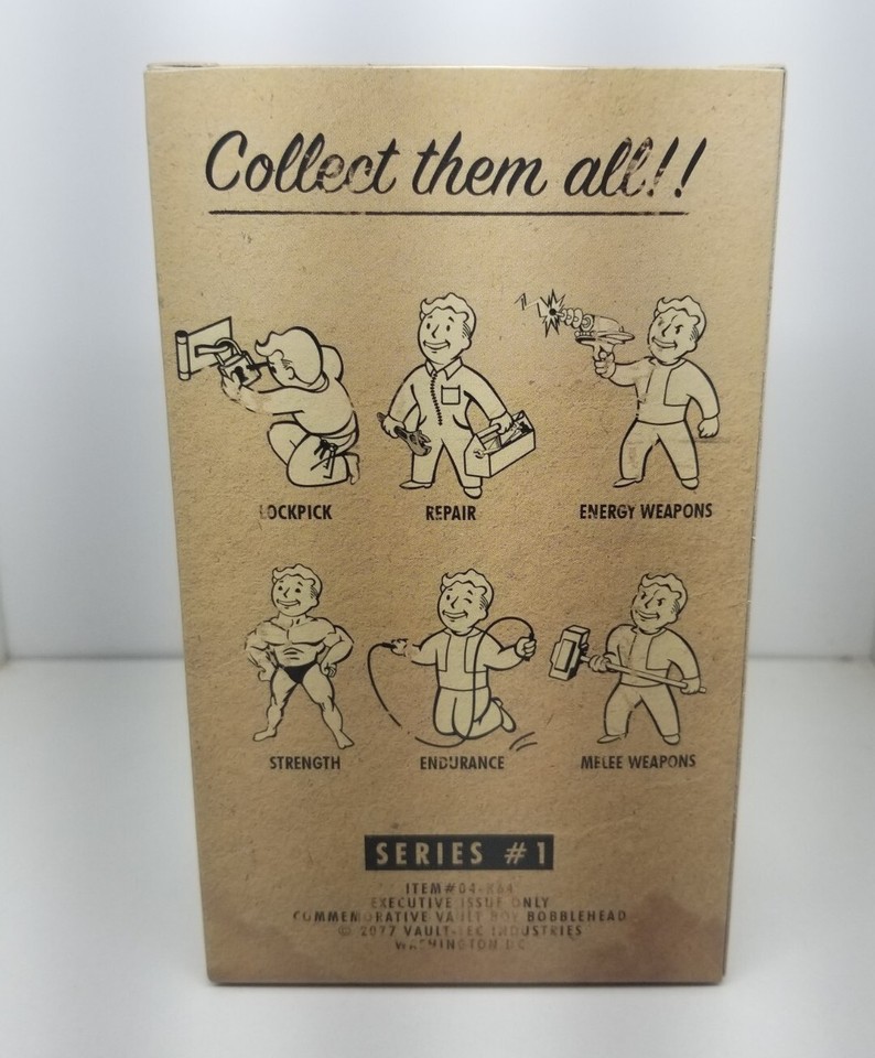 Vault Boy Perception Bobblehead Fallout 4 Series 1 Vault 111 FREE FAST ...