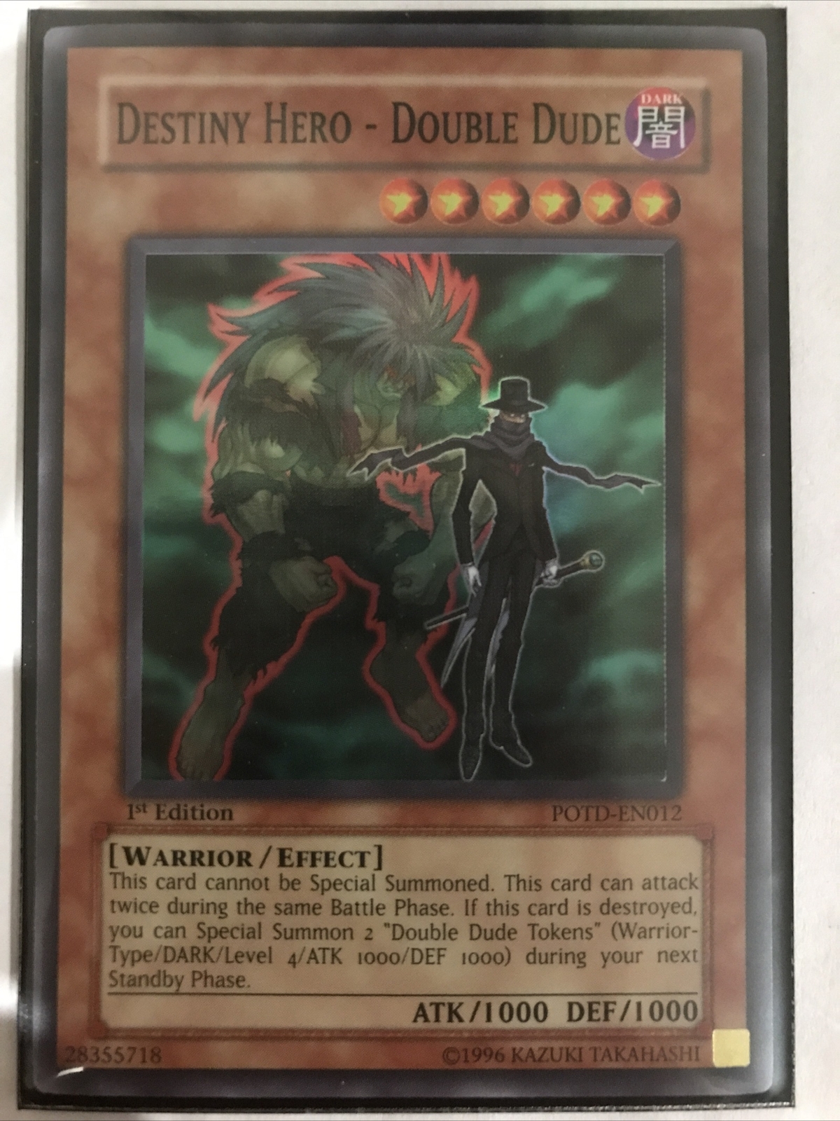 Yu-Gi-Oh! TCG Destiny Hero - Double Dude Power of the Duelist POTD ...