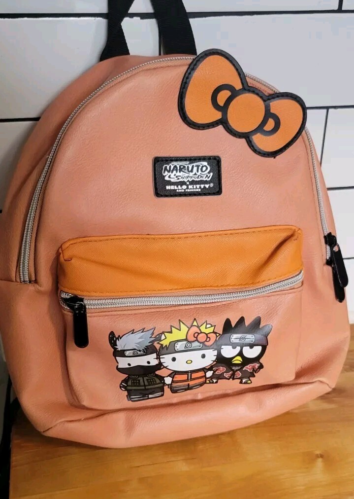 Hello Kitty x Naruto Shippuden Bow Mini Backpack - Gem