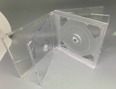 RARE! 50 MULTI 5 FIVE DISC CD CASES W/ CLEAR TRAY GF5 | eBay