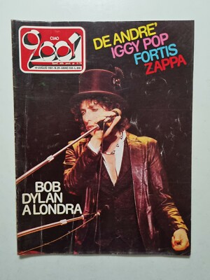 Hello 2001 29-1981 Bob Dylan-Fabrizio De Andre-Iggy Pop-Fortis-Zappa | eBay
