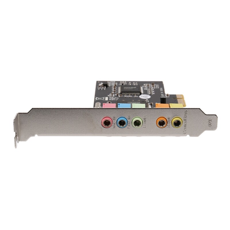 PCIe Sound Card PCI-E X1 CMI8738 Chip 32/64 Bit Sound Card Stereo 5. ...