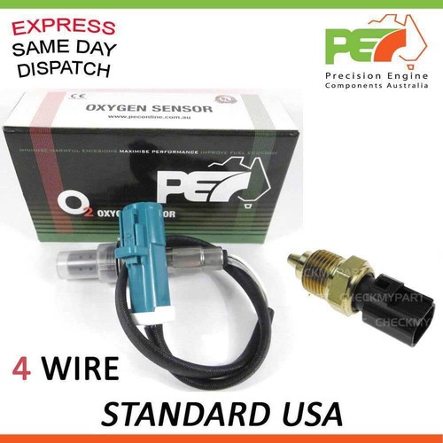 New PEC Oxygen Sensor + STANDARD USA Coolant Temp Sensor For Ford ...