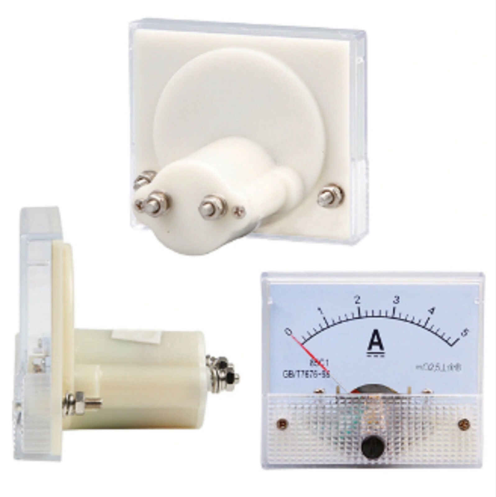 DC Pointer Current Meter Analogue Ammeter Panel Current Amp Meter ...