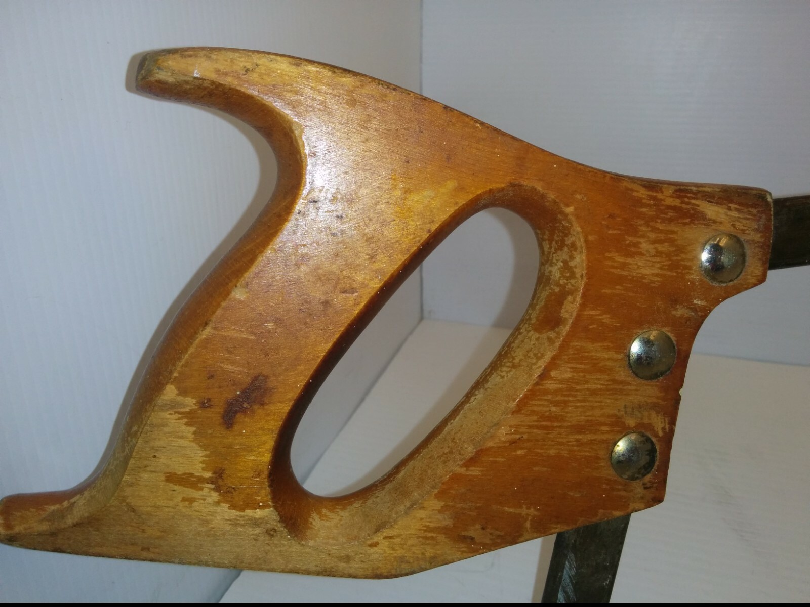 VTG DISSTON K-070 HACKSAW/MEAT BONE BUTCHER SAW W/WOODEN HANDLE, 21 ...