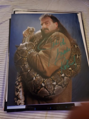 WWE WWF WCW JAKE THE SNAKE ROBERTS SIGNED 8X10 PHOTO AUTOGRAPH AUTO | eBay