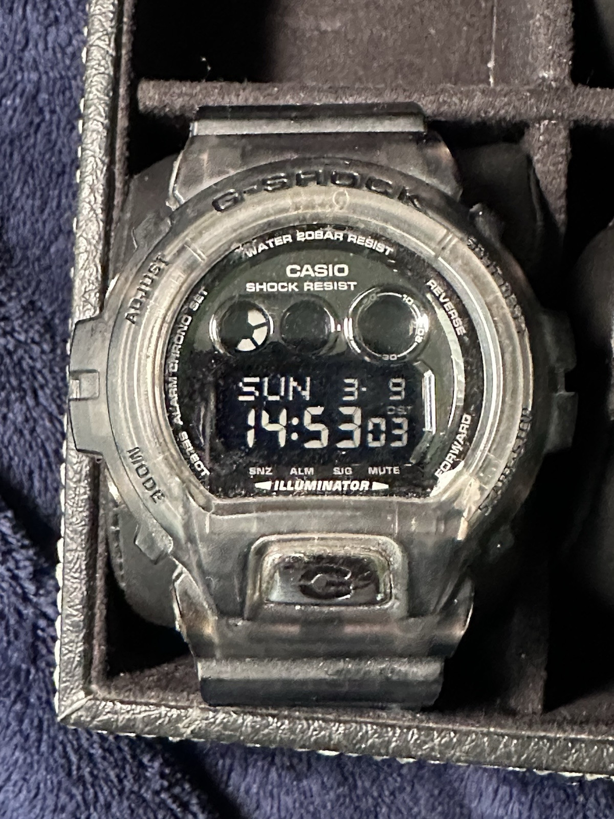 Casio G-SHOCK Translucent Smoke Grey 3420 GD-X6900FB … - Gem