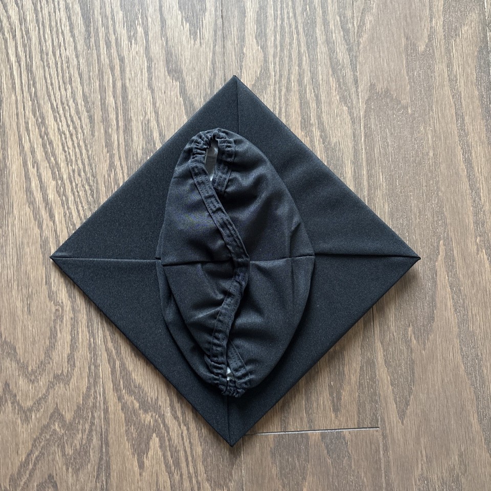 Black Graduation Cap High School College One Size No Tassel | eBay UK