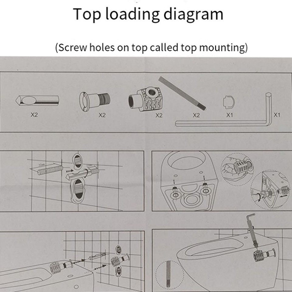 High Quality Bolts Toilet Tank Connector Craftsmanship Replacement ...