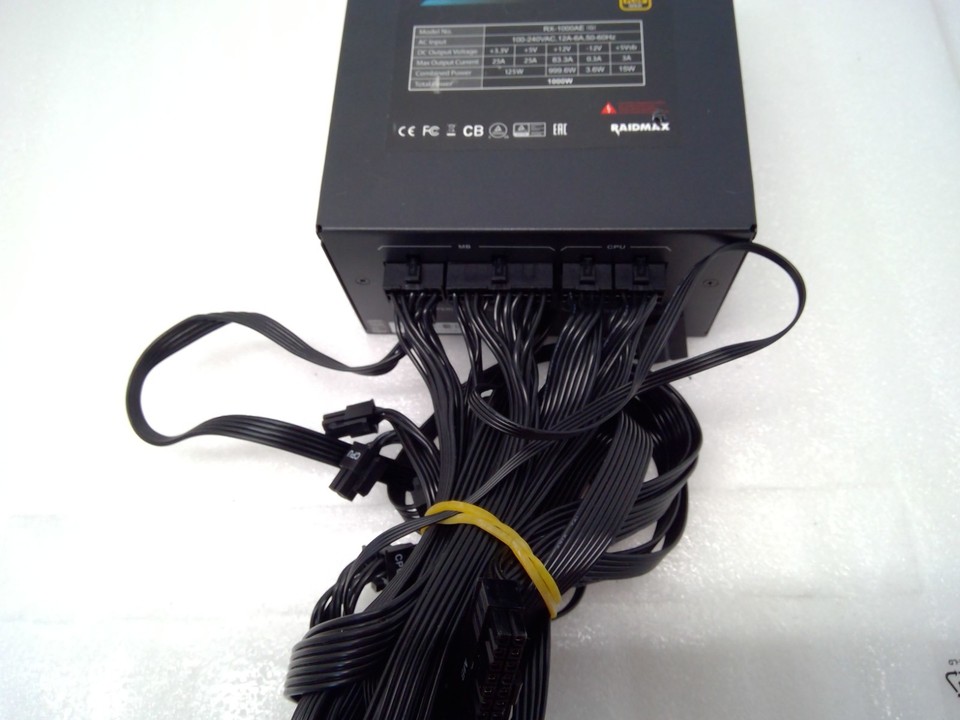 Raidmax RX-1000AE 1000W 80 Plus Gold semi-modular ATX Power Supply | eBay